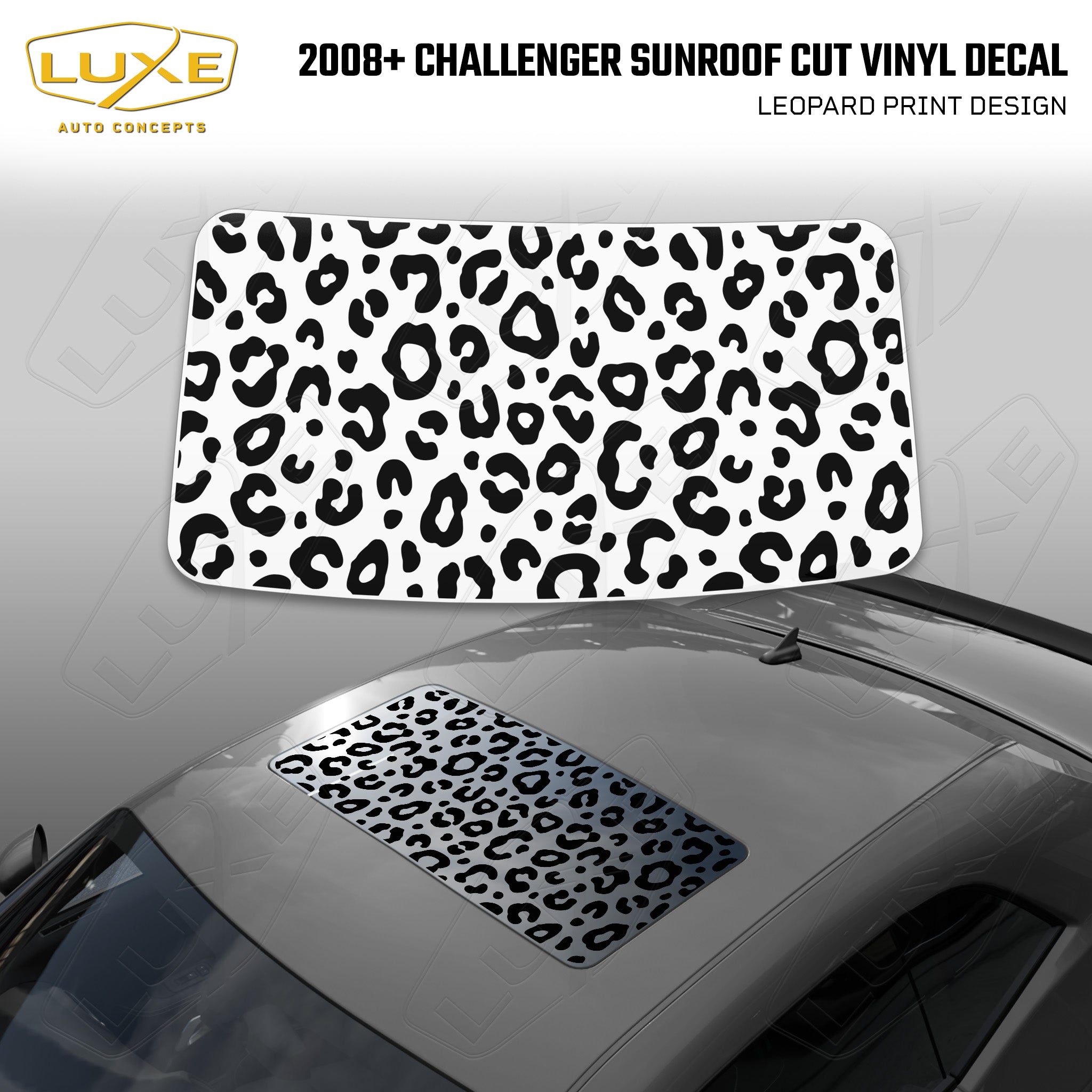 Leopard car decal store