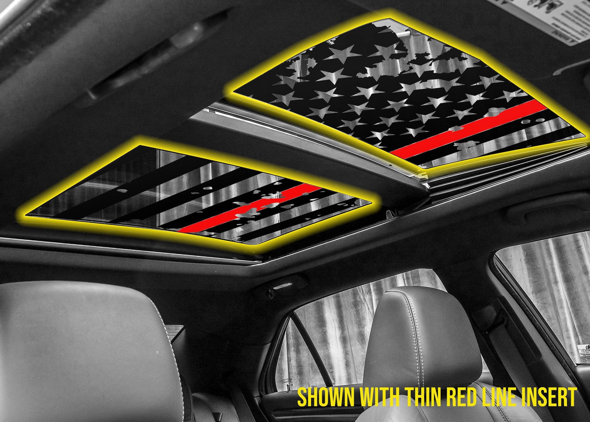 2011+ Chrysler 300 Panoramic Sunroof Decal - American Flag – Luxe Auto ...