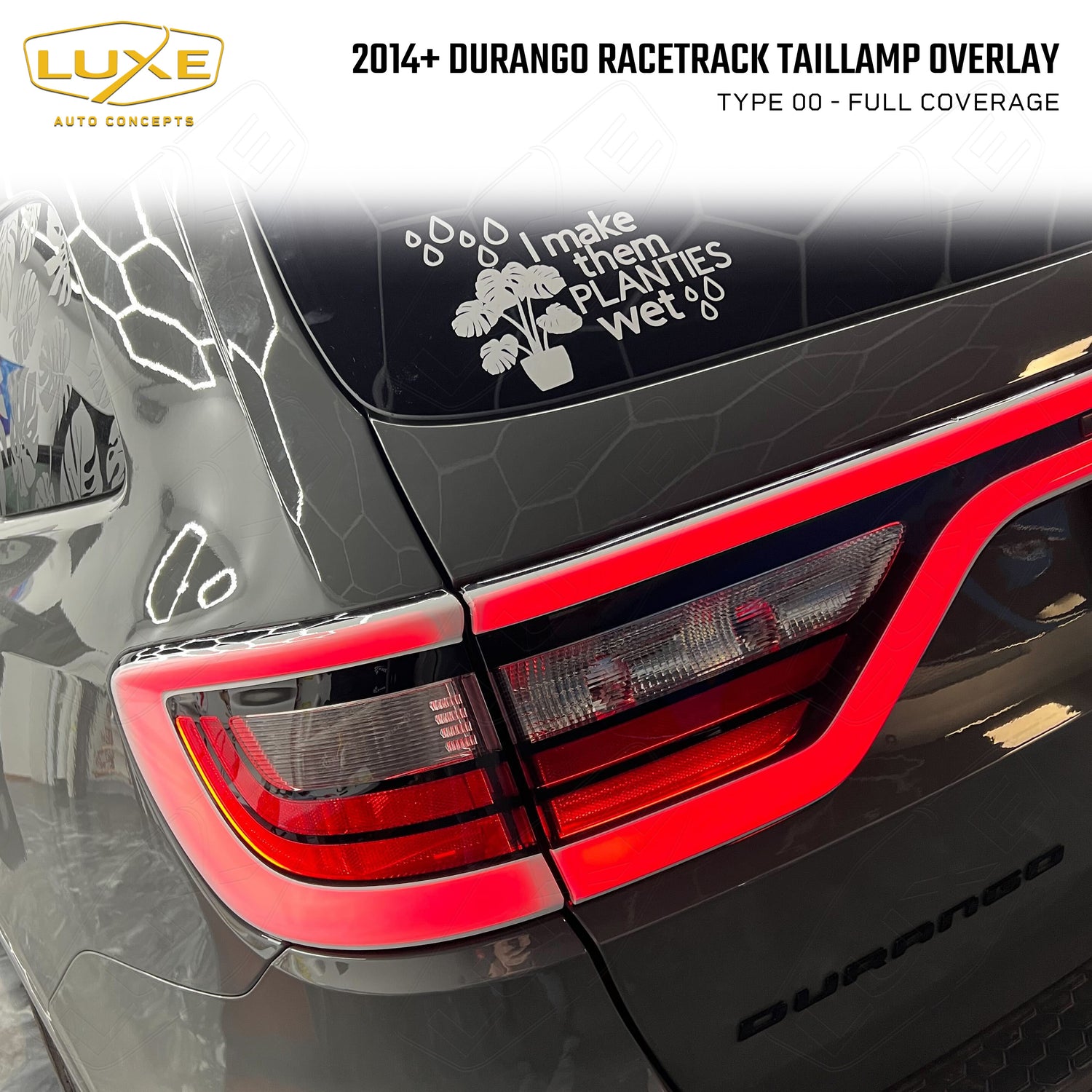 Durango Racetrack Taillamp Full Coverage Overlay Kit – Luxe Auto Concepts