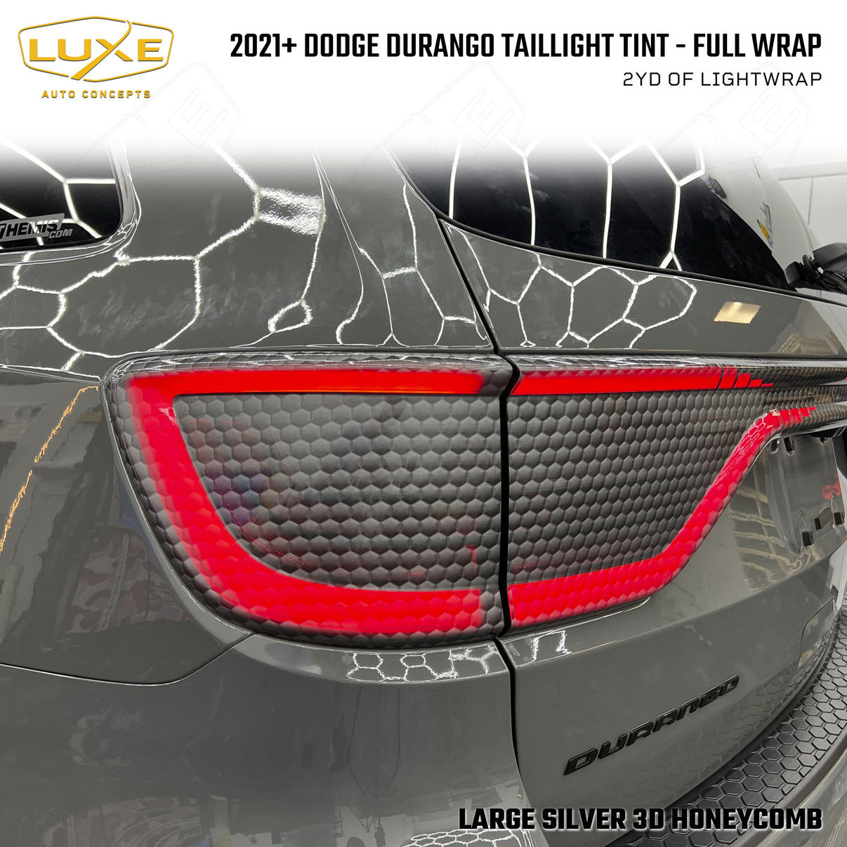 Durango Taillight Tint - Full Wrap Kit – Luxe Auto Concepts