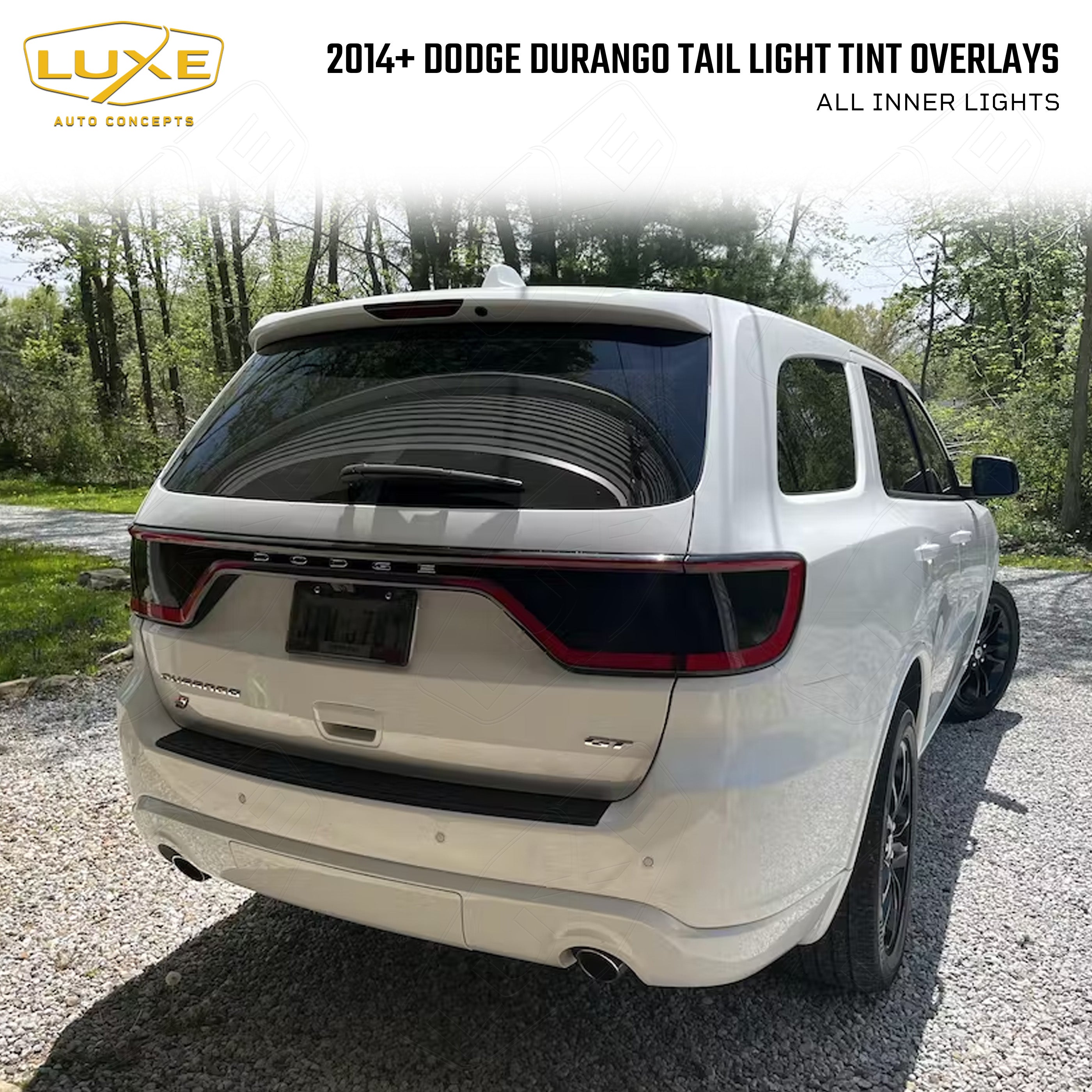 2014+ Durango Tail Light Tint Kit — Luxe Auto Concepts