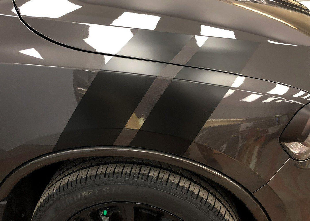 2014+ Durango Fender Hash Stripe Decal Kit — Luxe Auto Concepts