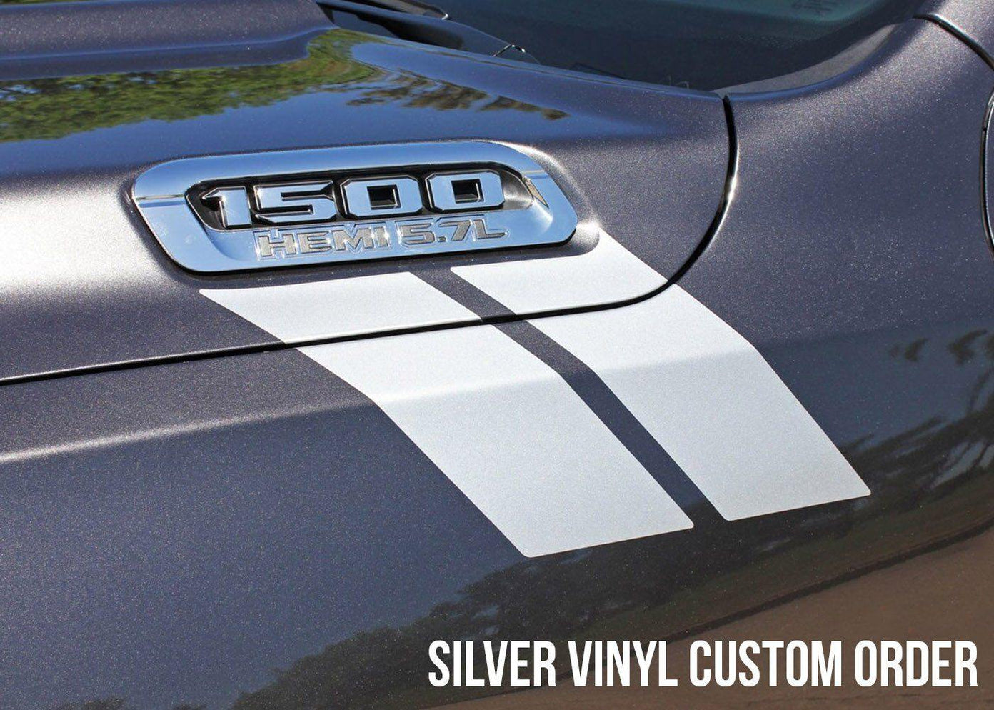 2019+ Dodge RAM Hashmarks Stripe Decal — Luxe Auto Concepts