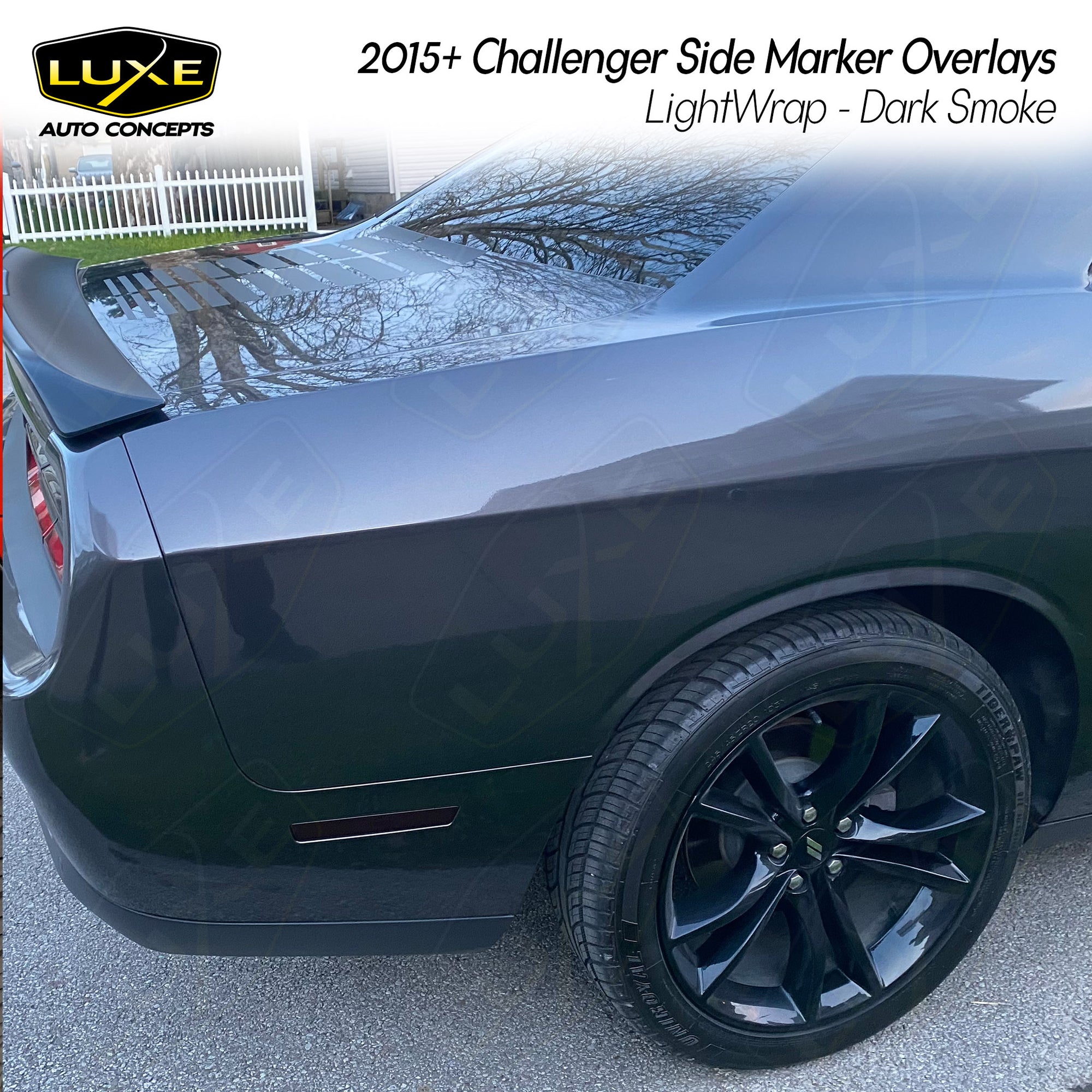 Challenger Side Marker Overlays - LightWrap Tint Vinyl Kit – Luxe Auto ...