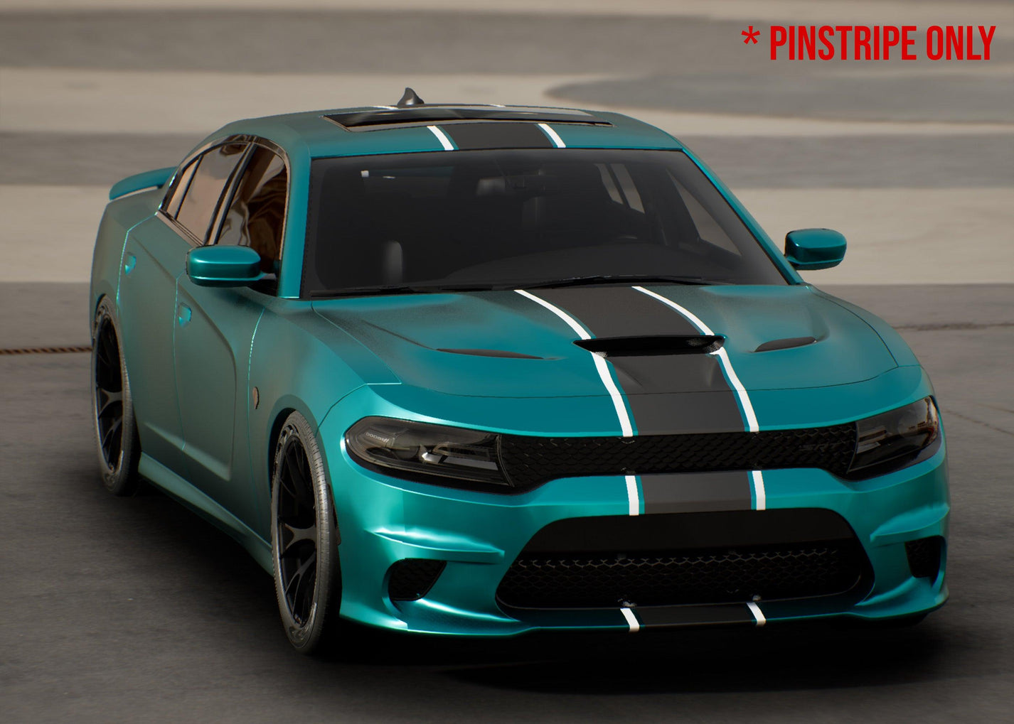 Standard Vehicle Stripe Kit - Dual Pinstripes, Pre-Spaced – Luxe Auto ...