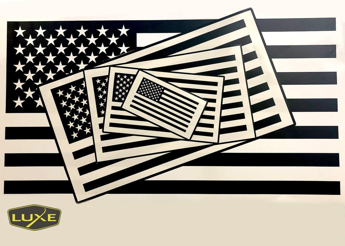 Single Universal Flag Decal - Multiple Sizes Available – Luxe Auto Concepts